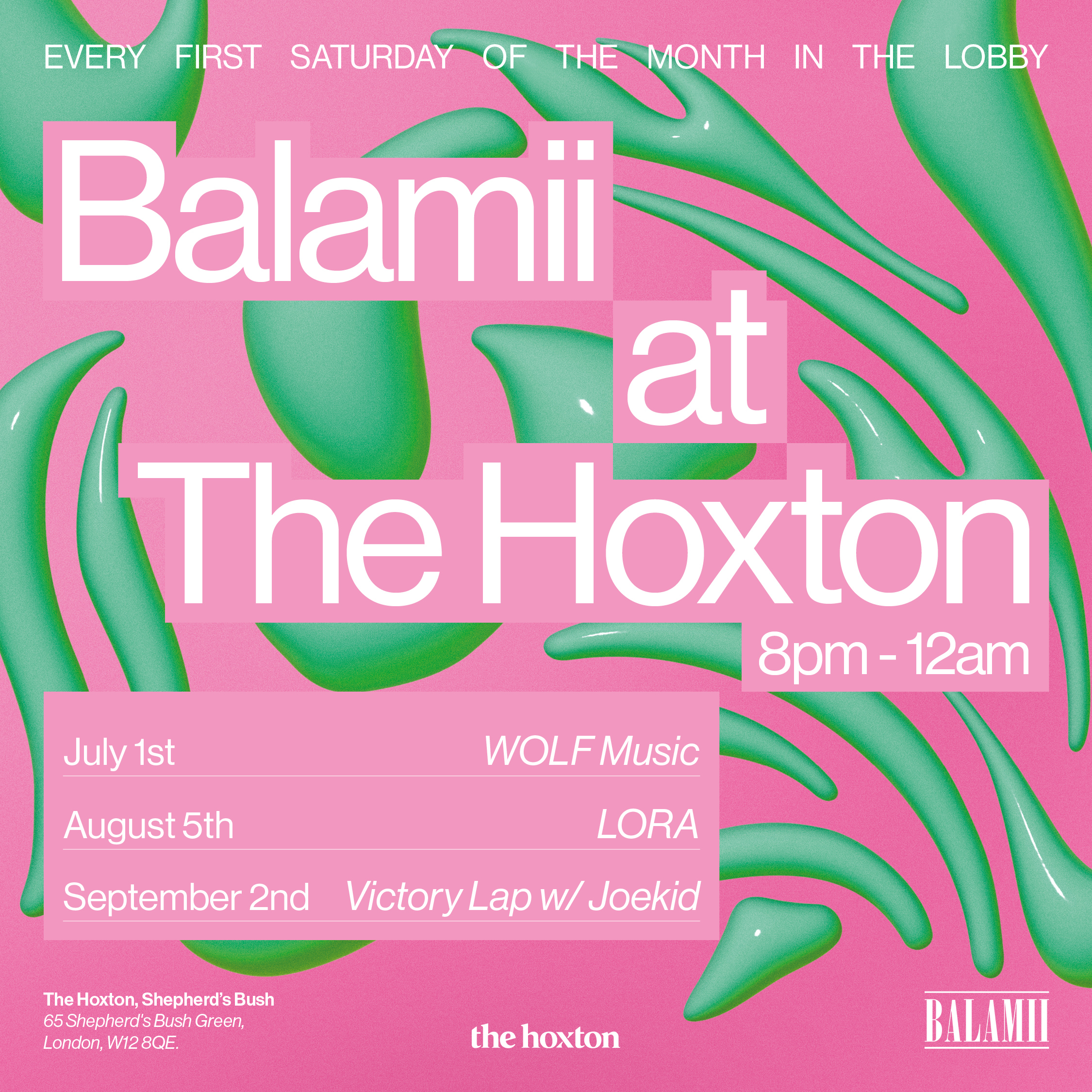Balamii takes over the Hoxton Hotel | Balamii